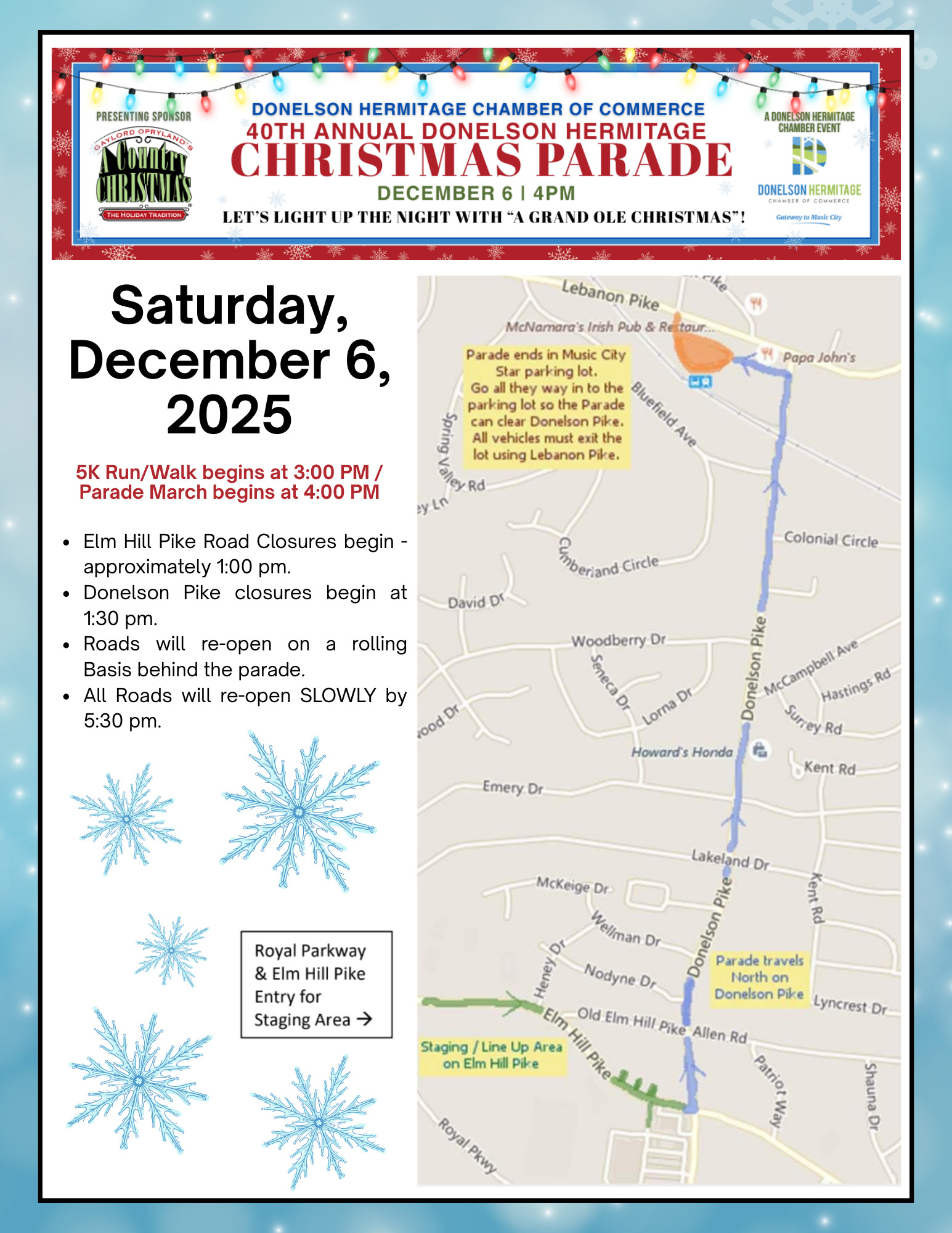 2025 Donelson Hermitage Christmas Parade - Donelson-Hermitage Chamber ...